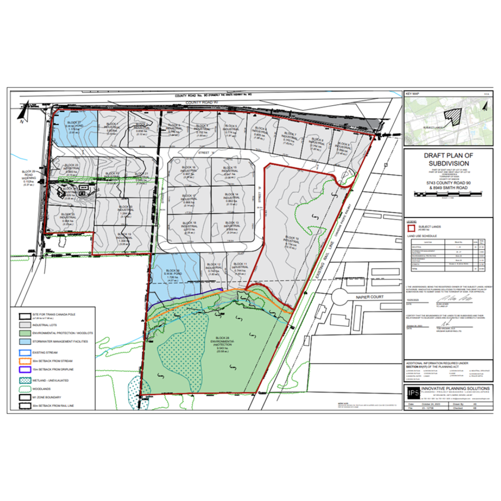 Current Development - Essa Township